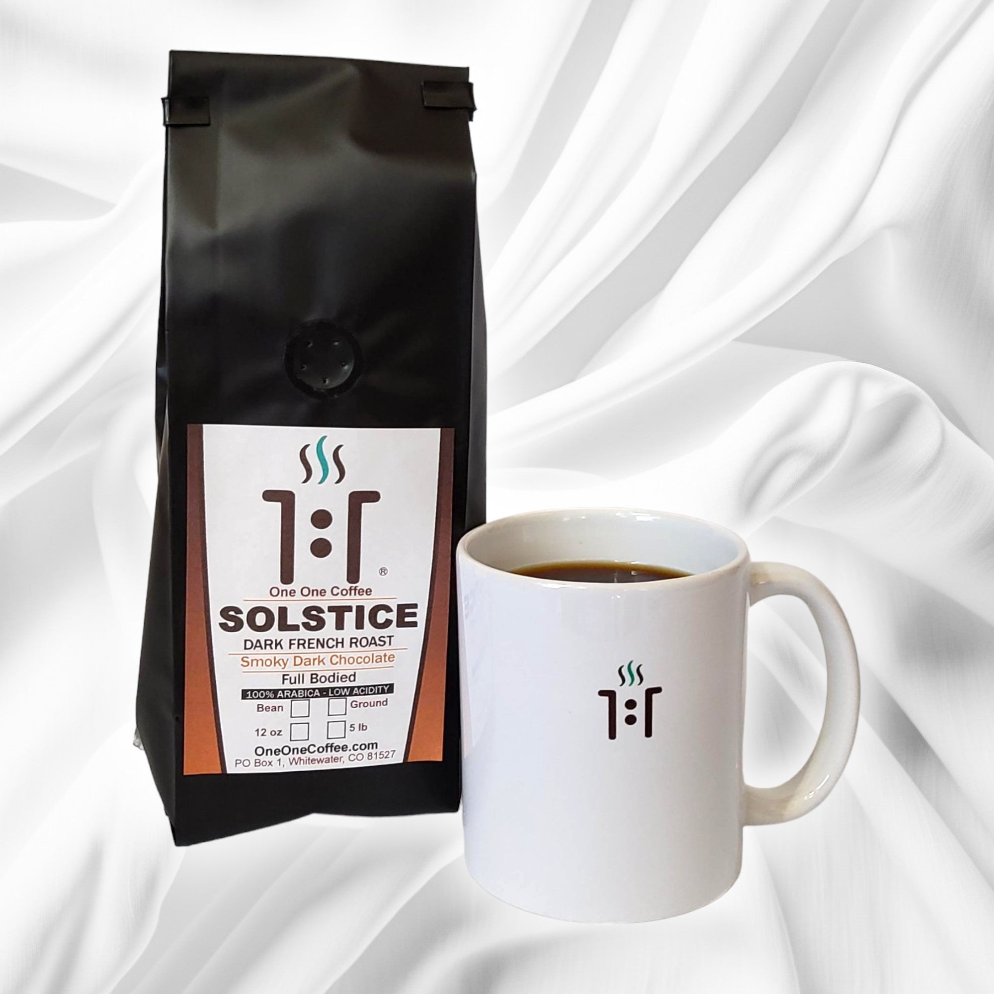 SOLSTICE - Dark French Roast Gourmet Coffee from OneOneCoffee – One One Coffee